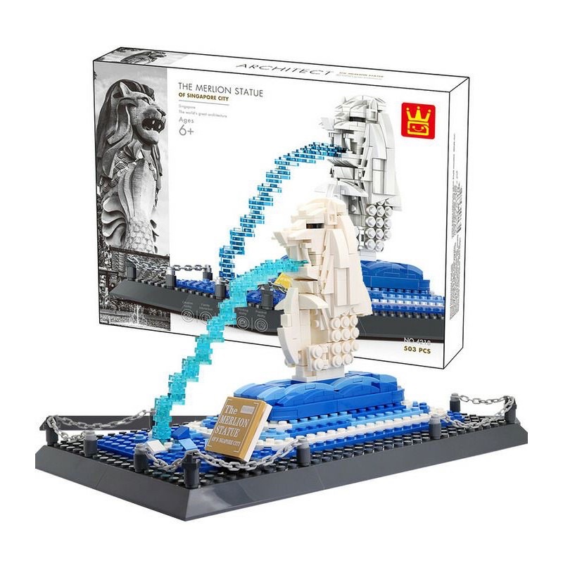 Statue of Singapore 503pc Statue of Singapore Lion Statue Building ...