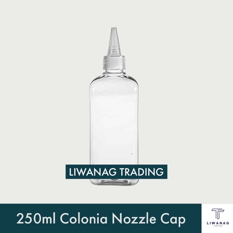 250ml Rectangular/ Rectangle Pet Bottle with Nozzle Cup for Syrup ...