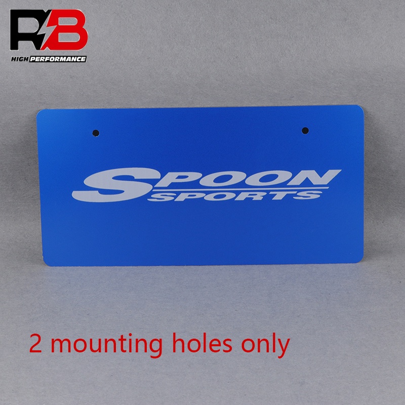 1pcs Spoon Sports jdm Japanese Style License Plate for CRX, S2000, TYPE ...