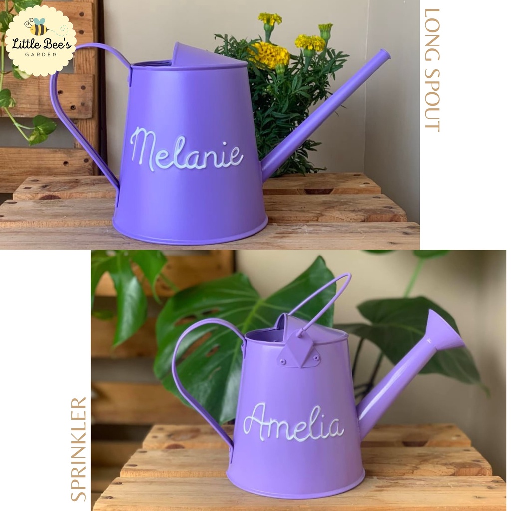 Personalized Watering Can 2L - Lavender [Little Bee's Garden] | Shopee ...