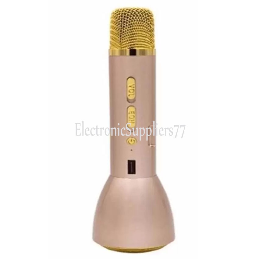 K088 Wireless Bluetooth Portable Microphone (Yellow/Gold) | Shopee ...