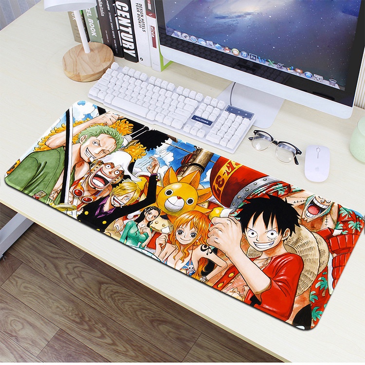 80cm x 30cm Anime One Piece Extended Large Gaming Mouse Pad Desk Pad ...