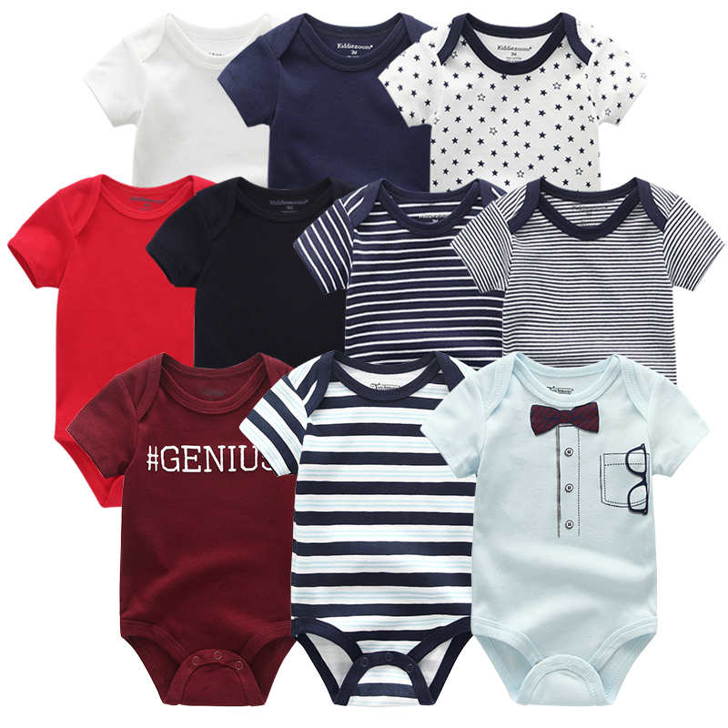Kiddiezoom Baby Rompers 5 Pack Infant Jumpsuit | Shopee Philippines
