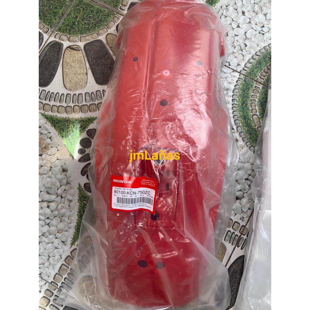 HONDA GENUINE REAR FENDER / TAPALODO SA LIKOD FOR XR200 / XLR200 / XR ...