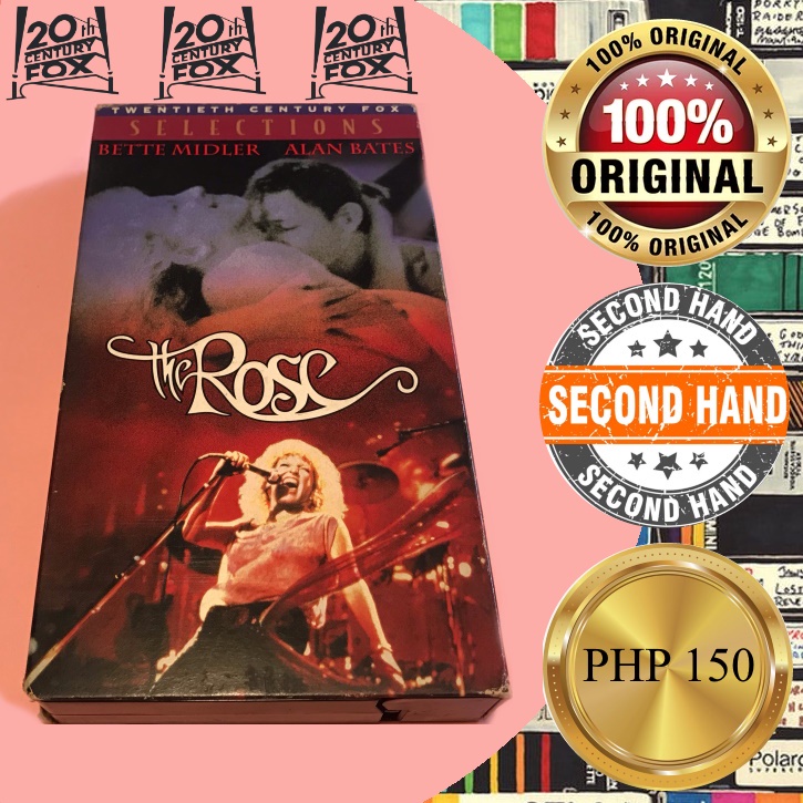 Twentieth Century Fox The Rose Movie VHS Tape | Shopee Philippines