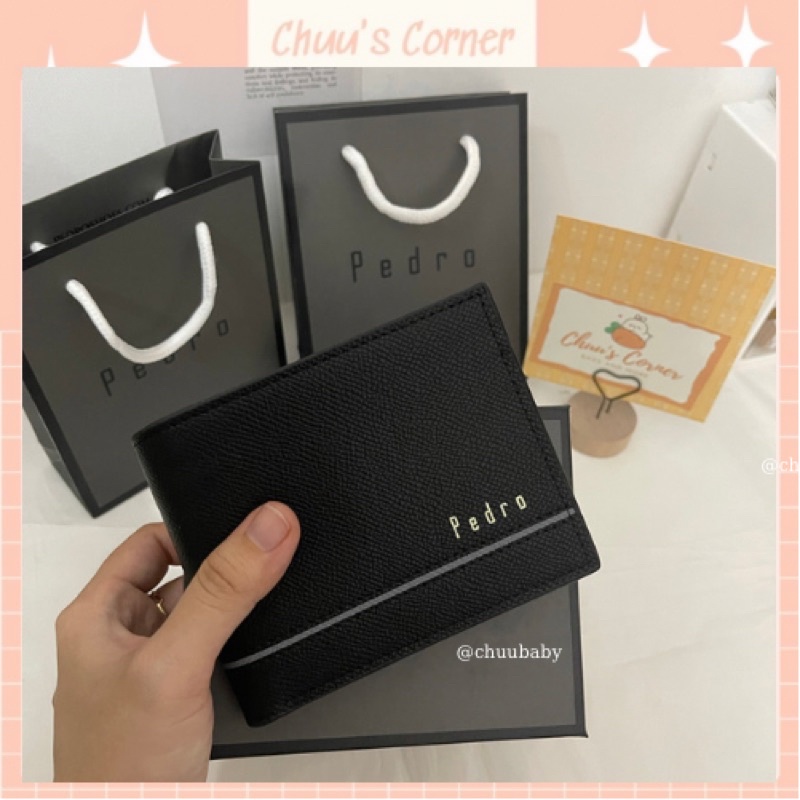 [TYPE 1][fullbox+paper bag] pedro men's wallet with many compartments ...