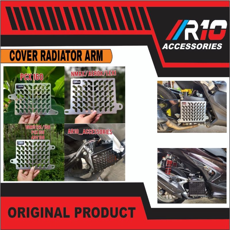Radiator COVER ARM NMAX V1 NMAX V2 AEROX OLD AEROX NEW VARIO PCX 150 ...