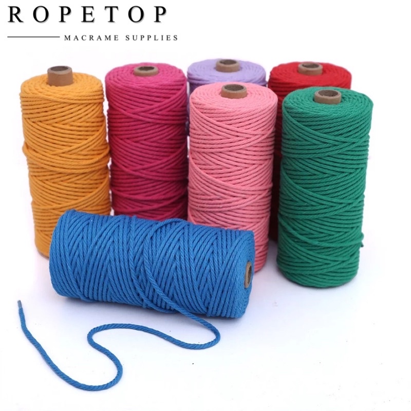 MACRAME 3MM TWISTED ROPE (100 meter) | Shopee Philippines
