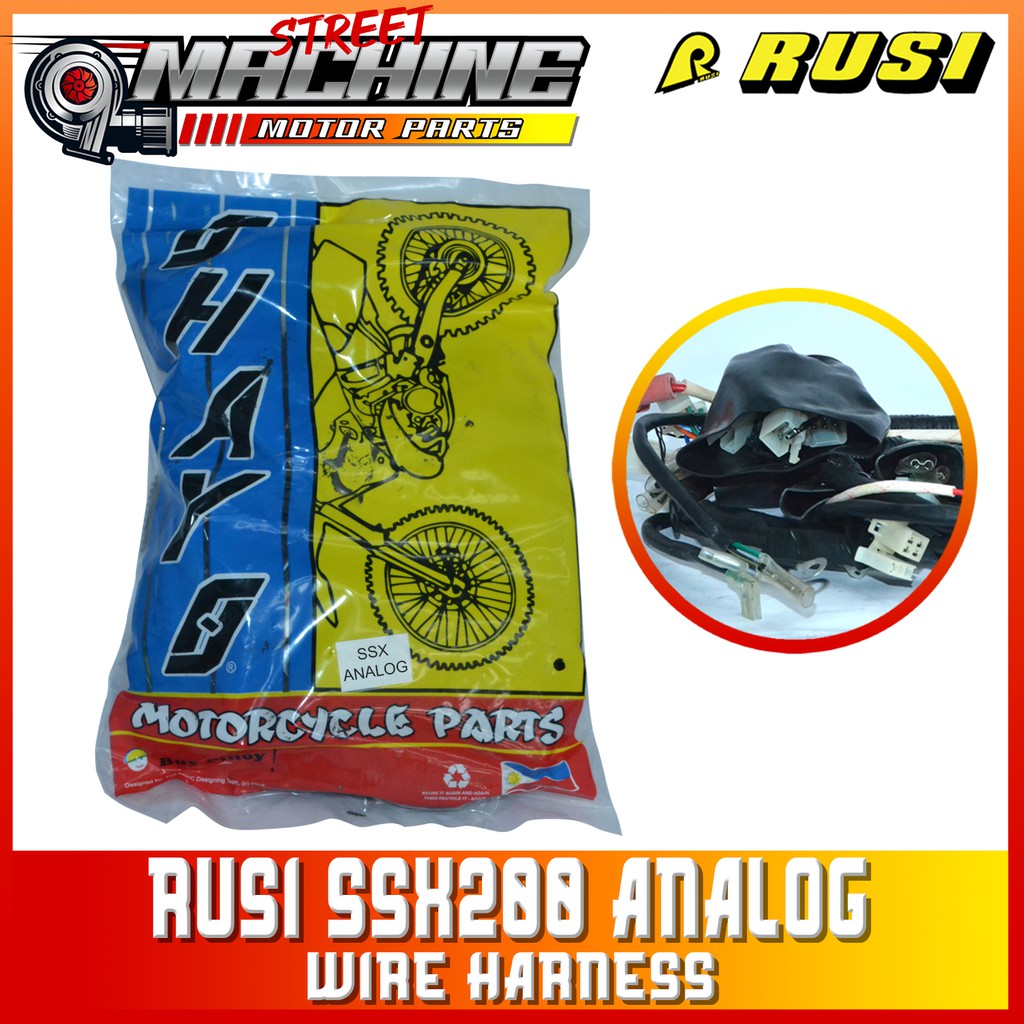 SSX200/KR-Z/DL150/KR Old/SC125-Y/TC125/150/MP Wire Harness for RUSI ...