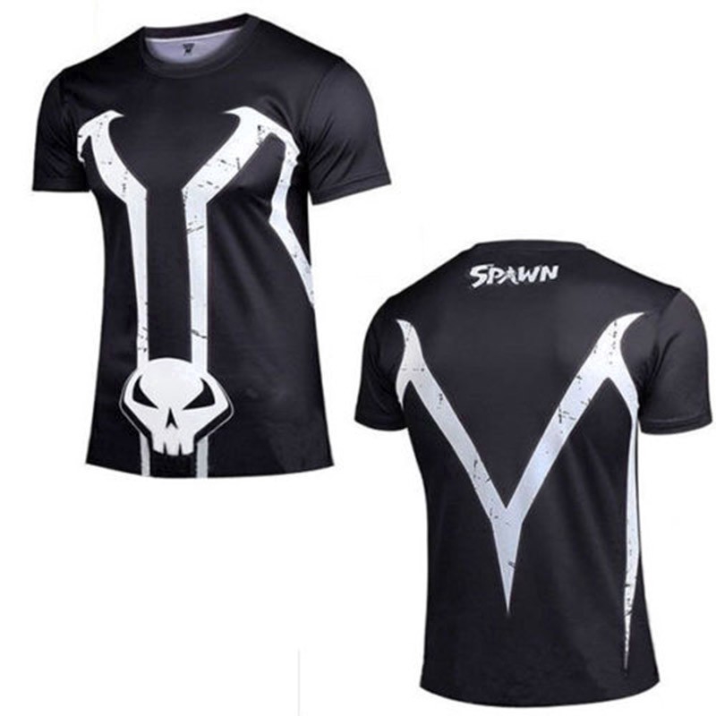 Superhero Spawn 3D-Printed Men T-Shirts Slim Fit Tees Tops | Shopee ...