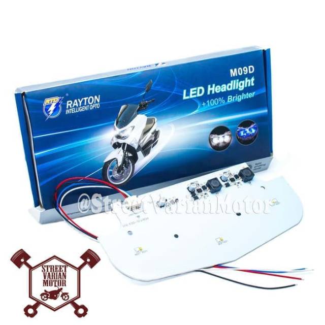 Headlight RTD LED CREE NMAX 3 Eye Point HEADLAMP M09D YAMAHA | Shopee ...