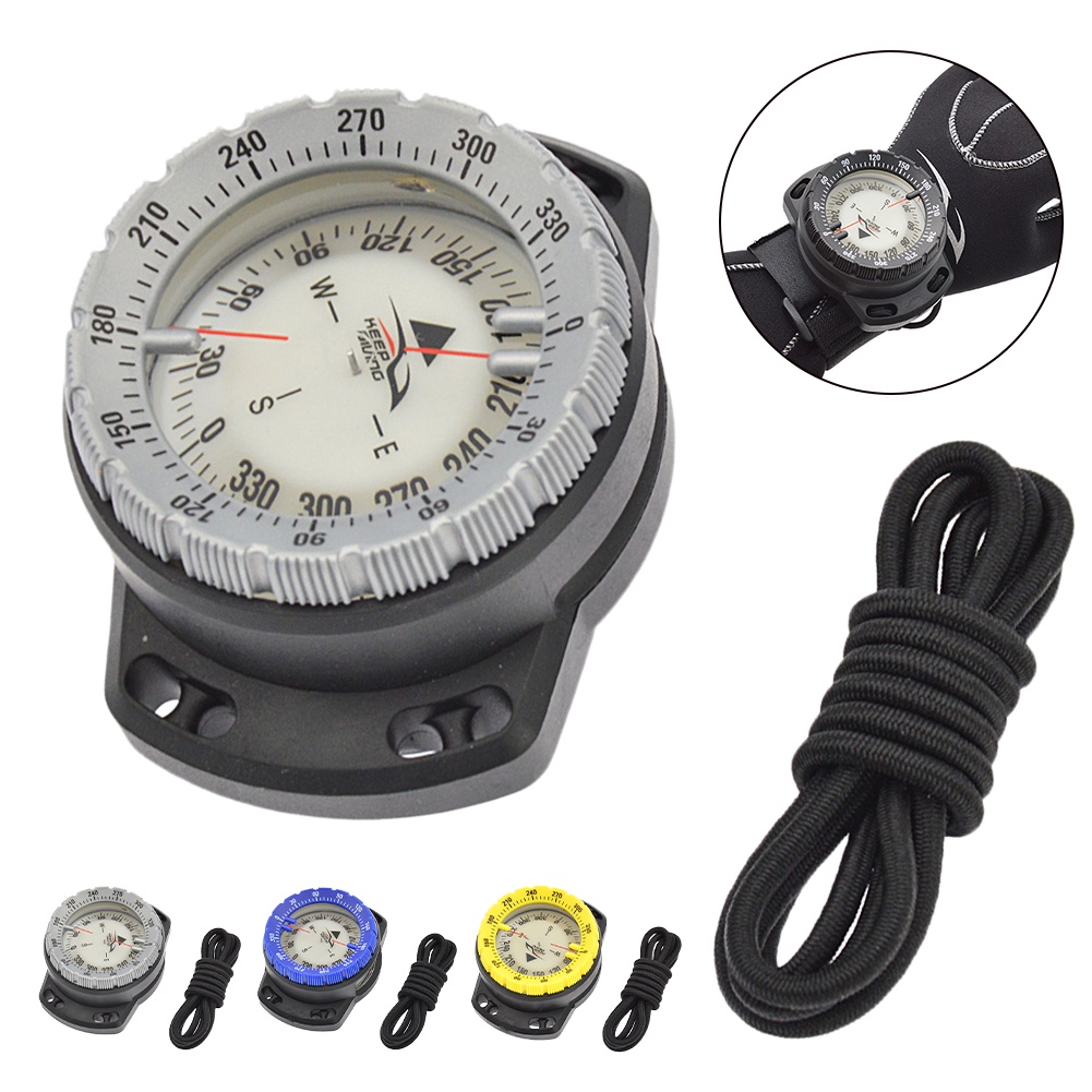 New 50m Watch Balanced Waterproof Compass Underwater Compass Diving ...