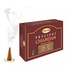 Hem - Chandan Incense Cones w/ Free Stand (10 Cones Per Pack) | Shopee ...
