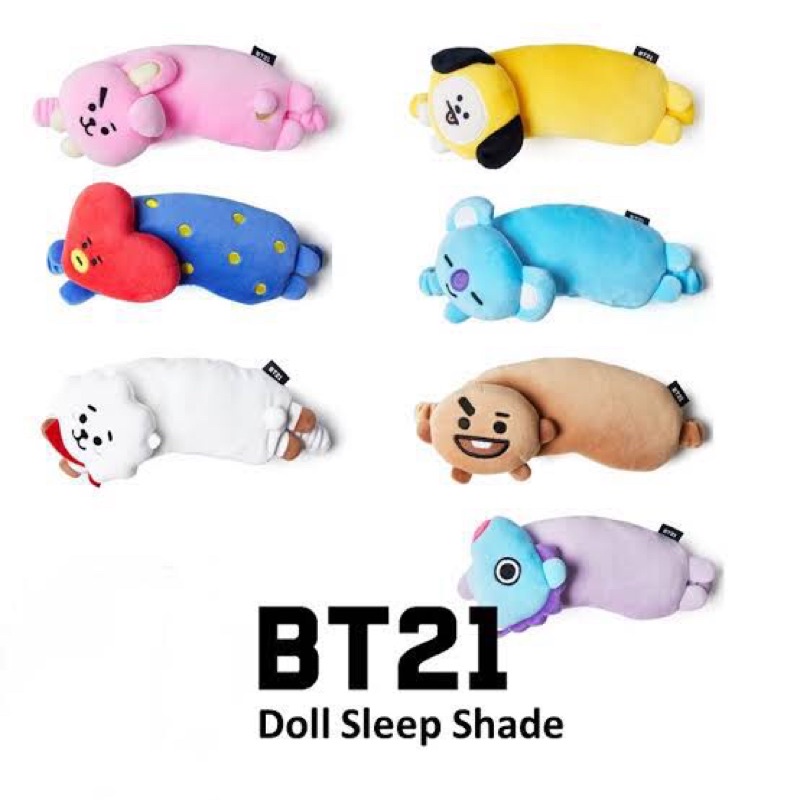 AUTHENTIC BT21 Doll Sleep Shade / BT21 Sleeping Mask (OFFICIAL BTS ...