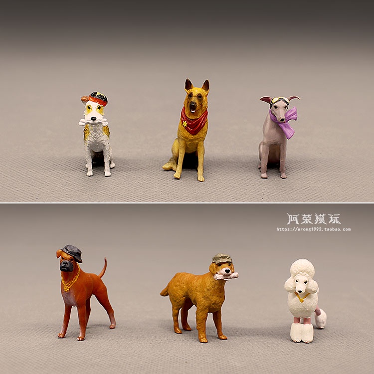 Hewan Peliharaan Model Anjing Ornamen Lucu Mini Anak Anjing Golden ...