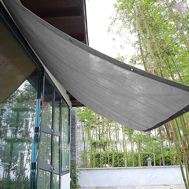 Gray Color Sun Shade Net Balcony Privacy Screen Fence Mesh Shades ...