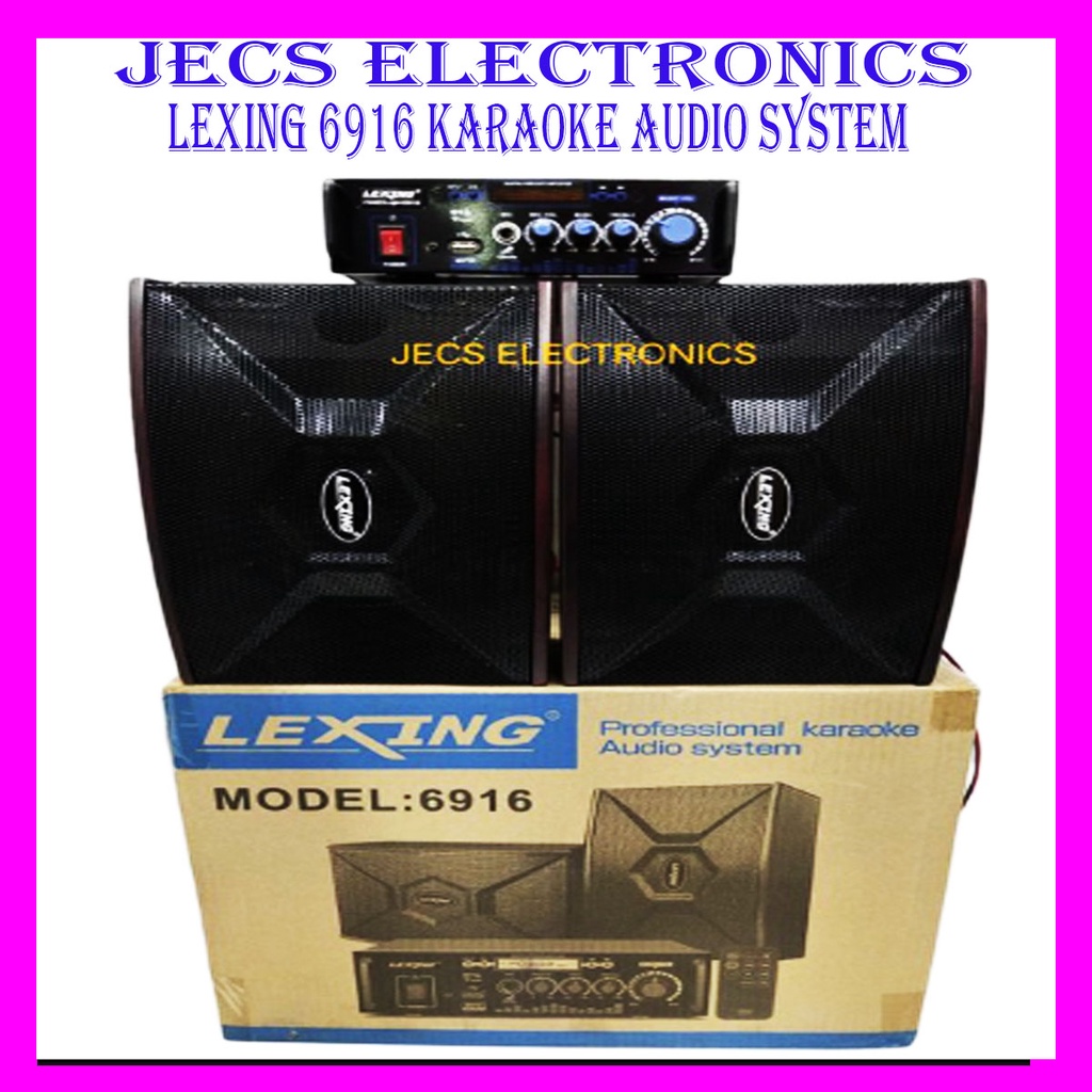 LEXING MODEL 6916 PROFESSIONAL KARAOKE AUDIO SYSTEM/ 6 INCHES WITH ...