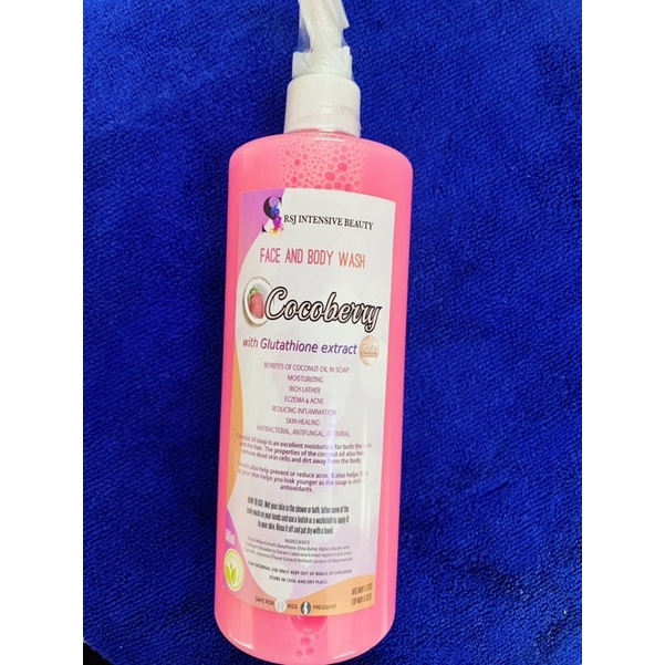 COCOBERRY-GLUTAEXTRACT BODY WASH 500ml | Shopee Philippines