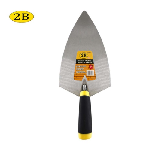 2B 9" Pointed Cement Trowel Handle Heavy Duty for Leveling, Plaster, Shaping and Spreading ...