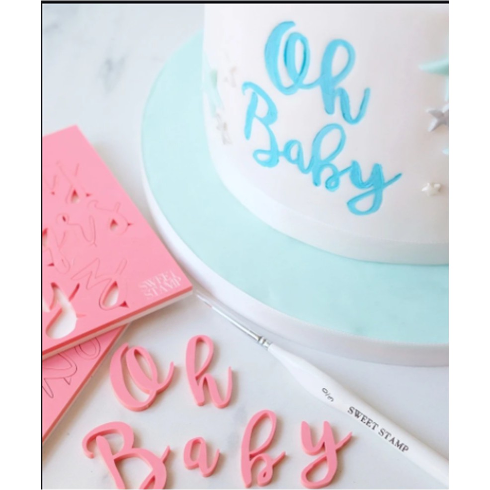 EVERYDAY BAKER - Calligraphy Stamp - Alphabet Uppercase | Shopee ...