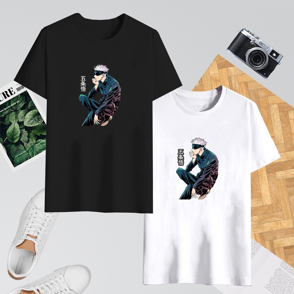 T-shirt Clothing Jujutsu Kaisen "Gojo Sensei" Design Cotton (4 Size S ...