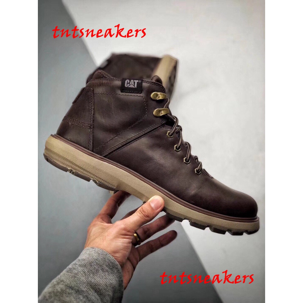 Original Caterpillar Men FOOTWEAR Work Genuine Leather Boot Shoes PH720 ...