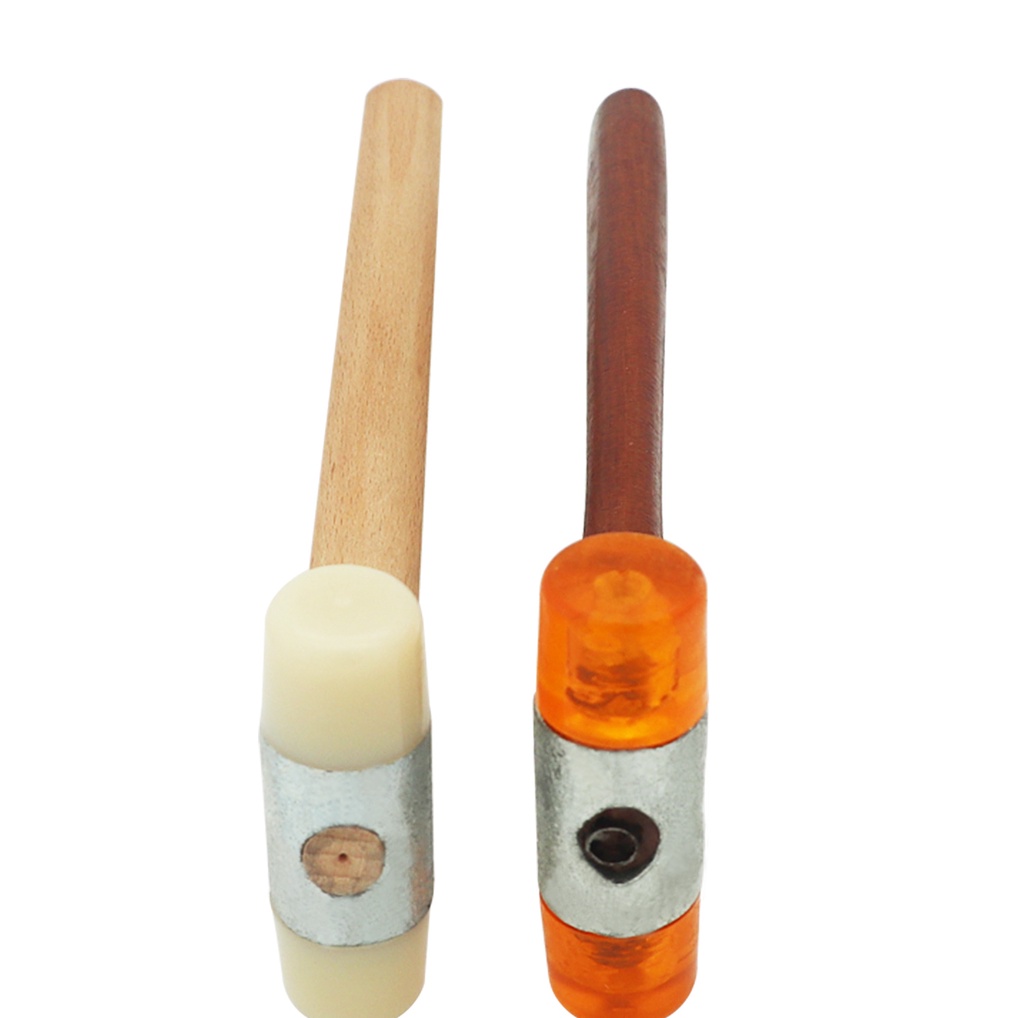 Round Head Rubber Hammer Practical Round Head Hammer With Wooden Handle ...