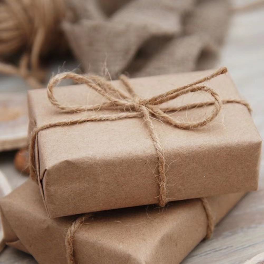 30cmx30m/roll Roll brown kraft paper roll handicraft art gift packaging ...