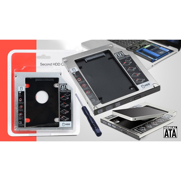 Second HDD SSD Caddy SATA Frame 12.7mm | Shopee Philippines