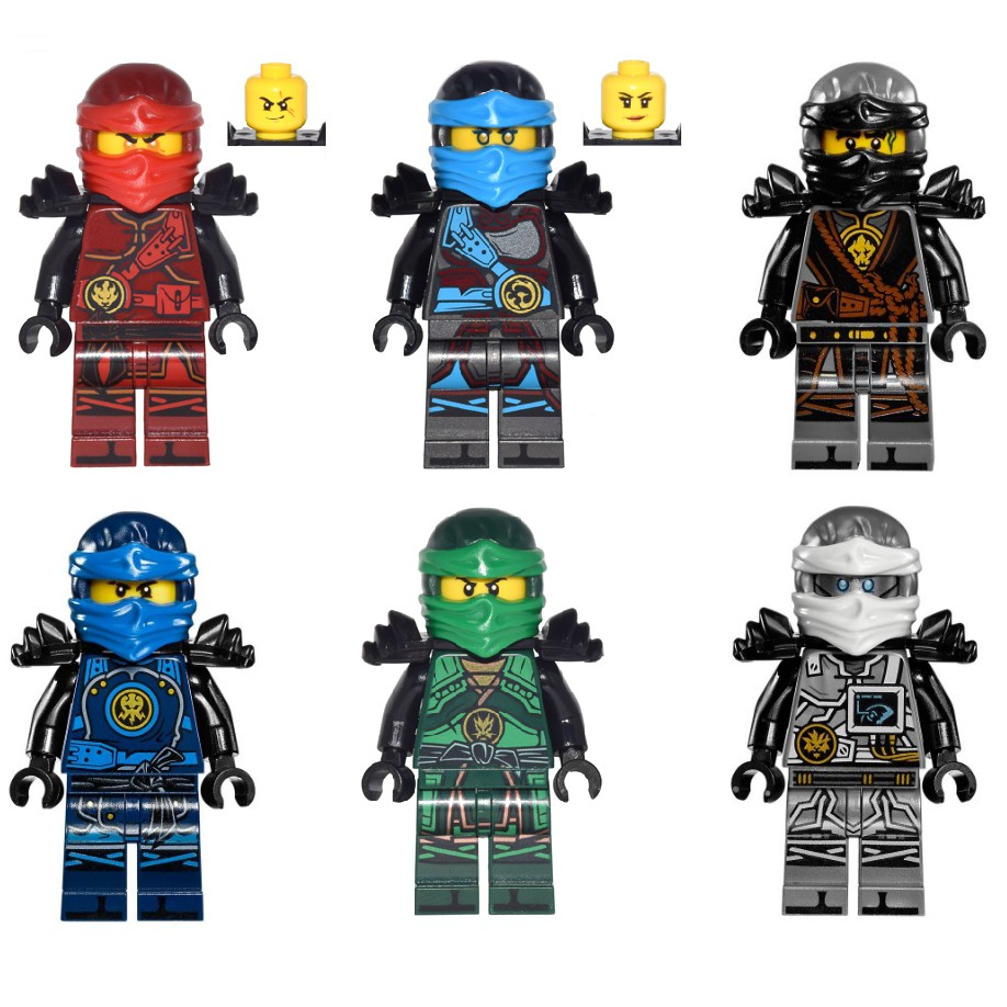 Lego Ninjago 2017 Hands of Time set of 6 - Lloyd, NYA, Zane, Cole, Jay ...