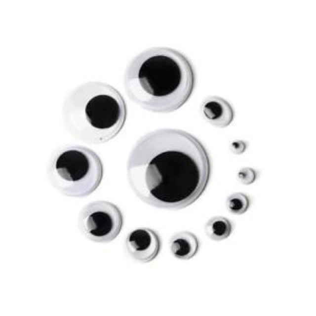Moving / Googly Eyes No Adhesive (50pcs/pack) | Shopee Philippines