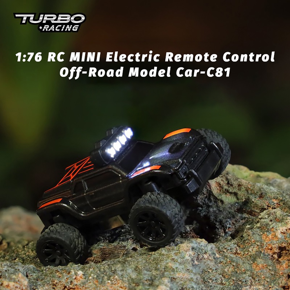 TURBO RACING 1:76 C81 1/76 RC RC MINI Electric Remote Control Off-Road ...