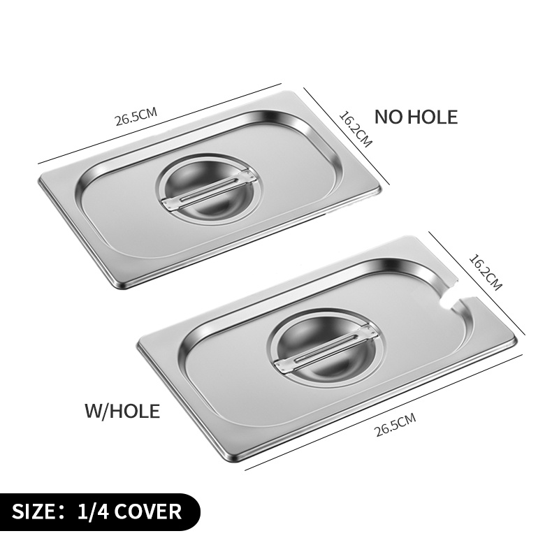 Stainless Steel Lid Food Pans Cover Acrylic Food Pans Lids For Pearl ...