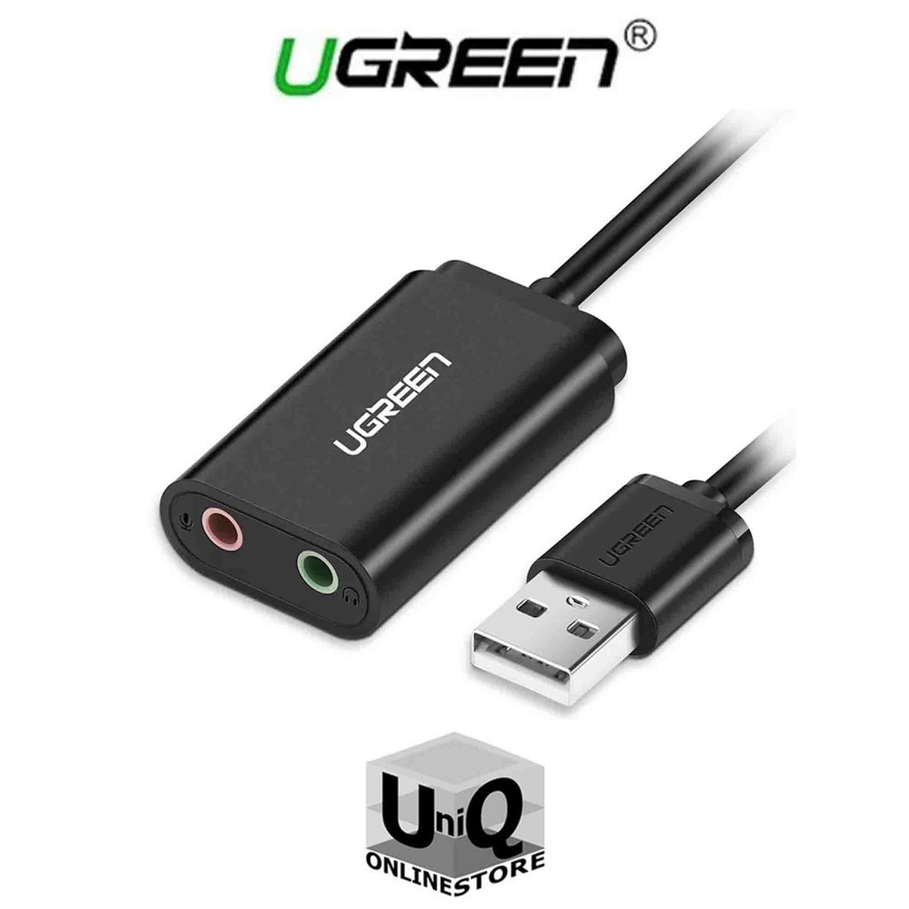 UGREEN USB 2.0 External Sound Adapter Model: (30724) Color: (Black ...