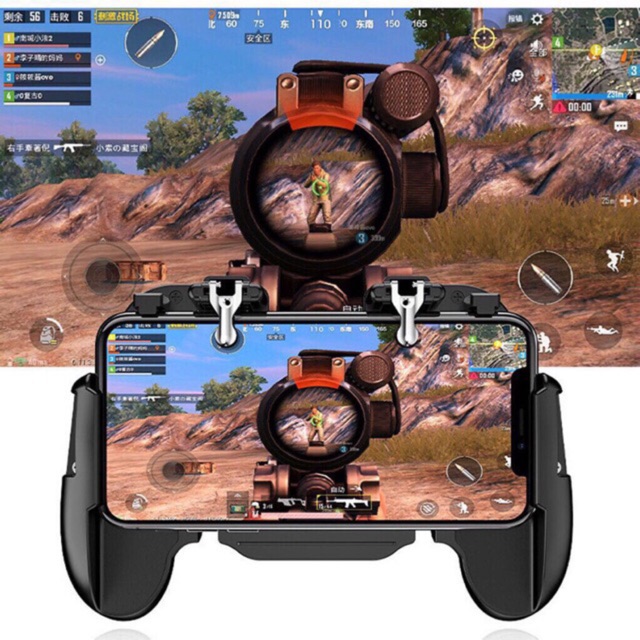 Game Controller For PUBG 4in1 Gamepad Shoot And Aim Trigger~ | Shopee ...