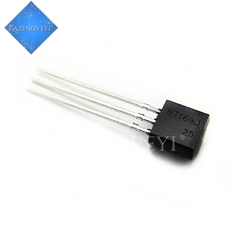 50pcs/lot BT169D BT169 TO-92 Triacs Thyristor SCR 400V 9A 3-Pin SPT new ...