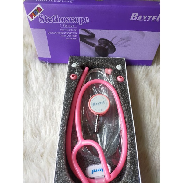 Baxtel Deluxe Stethoscope PINK For PEDIA | Shopee Philippines