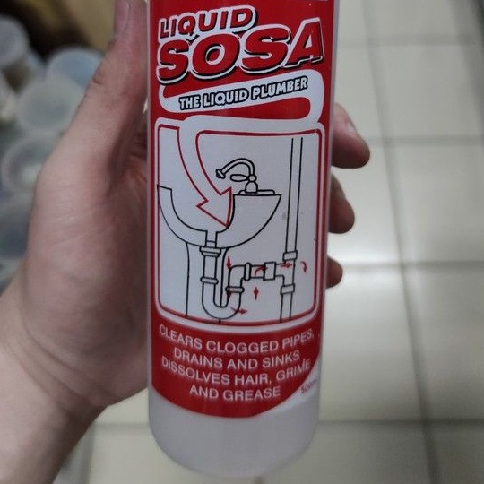 Generic Liquid Sosa 500ml Big (Clears Clogged Sinks / Pang Alis Bara ...