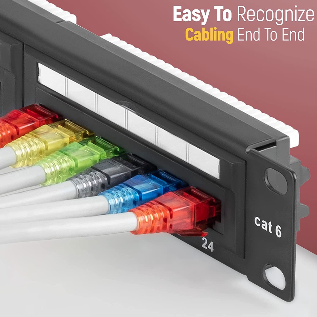 Zoerax Rj45 Cat6 Pass Through Connectors Ez To Crimp Network Connector