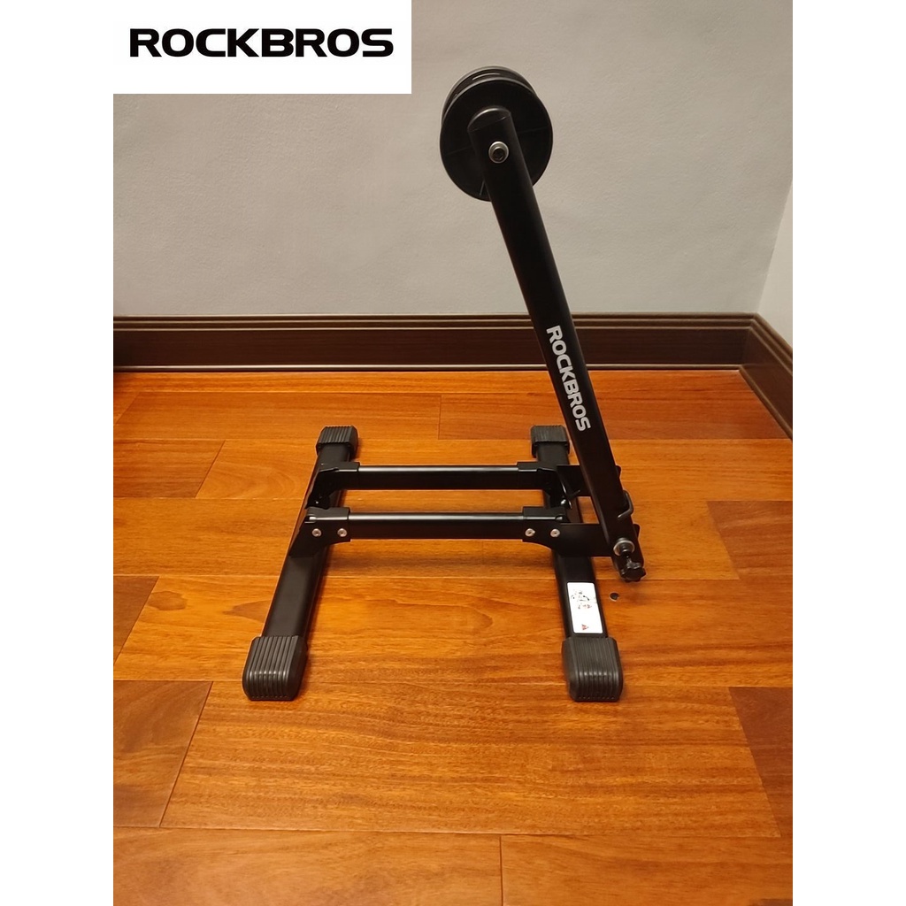 ROCKBROS Bike Parking Rack Carbon Steel Foldable Stand Wheel Holder ...