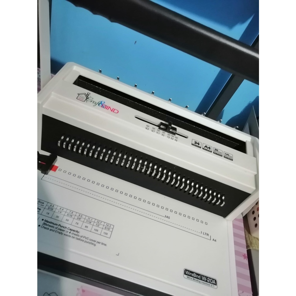 ♥♥♥ TCC Craft&Bind 3:1 Double Loop Wire Binding Machine | Shopee ...