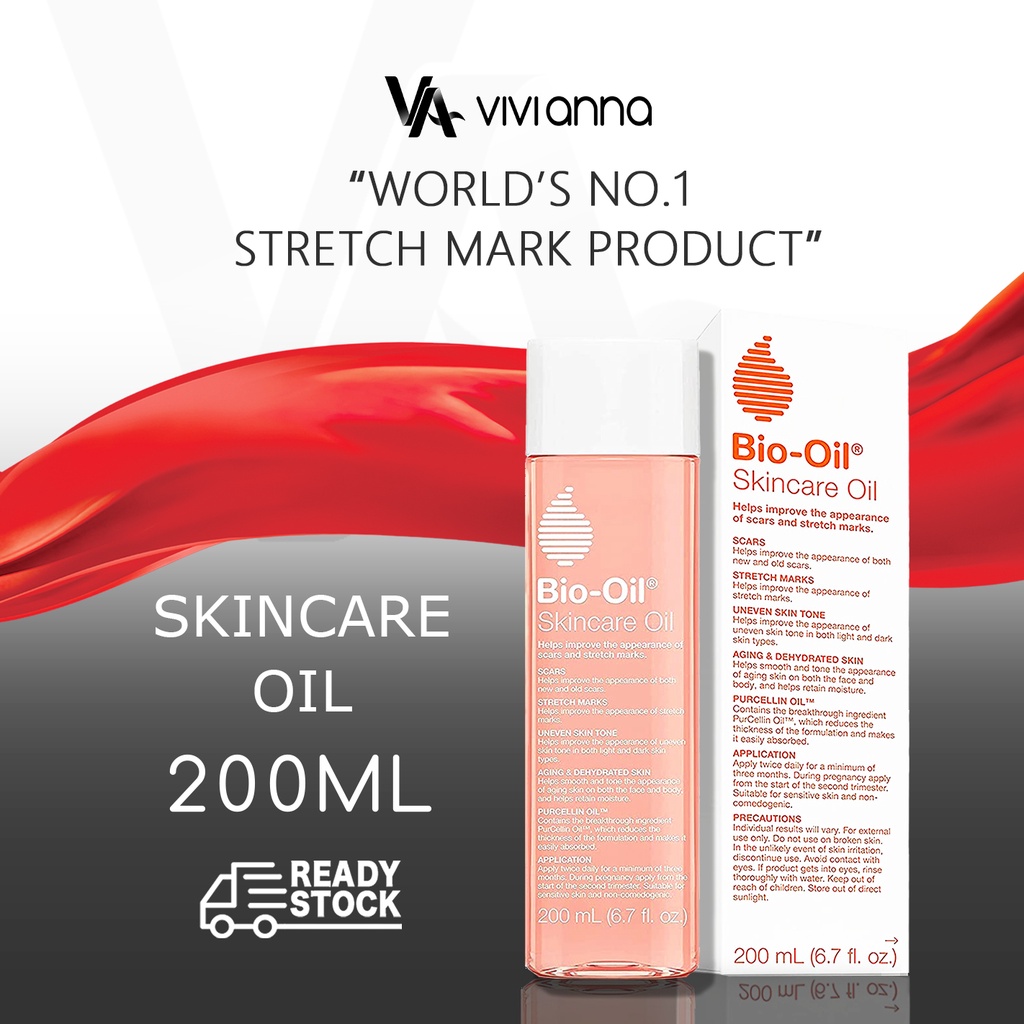 200ML Bio Oil, Bio Oil Scar Removal Stretch Mark Remove Body Lotion Dry ...