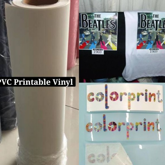 (25M)PVC Printable vinyl 0.51mx25m for eco solvent printing | Shopee ...