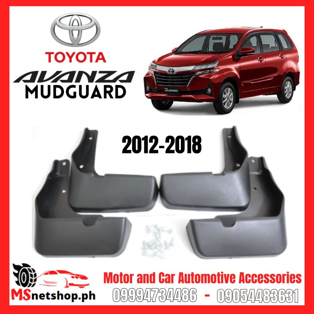 Mudguard Toyota Avanza 2012-2018 Mud Flap / Mud Guard Splash Guards ...
