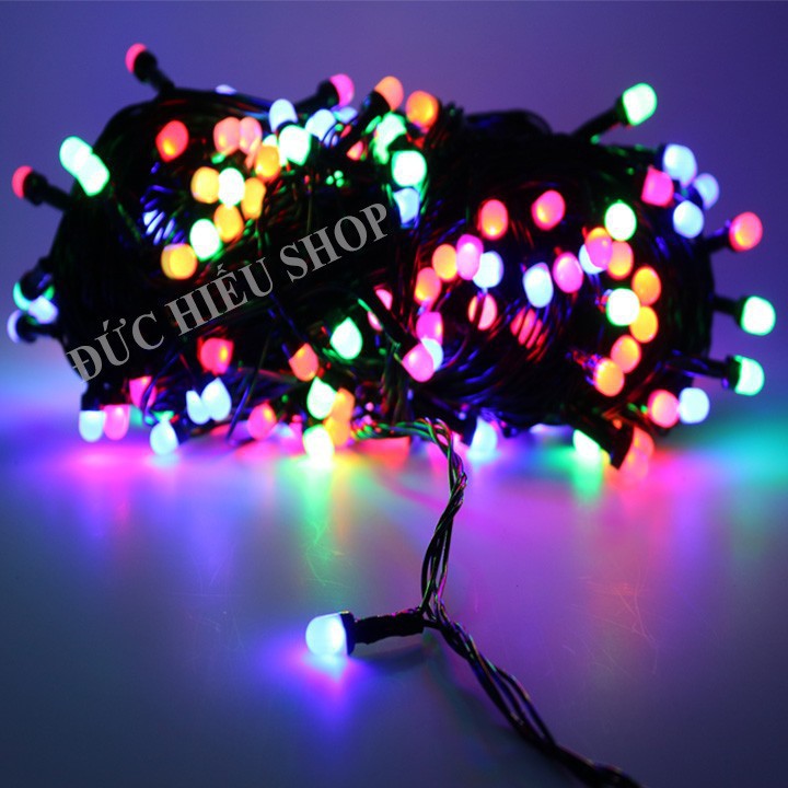 40m multi-colored flashing light string with large Q8 bulb, LED string ...