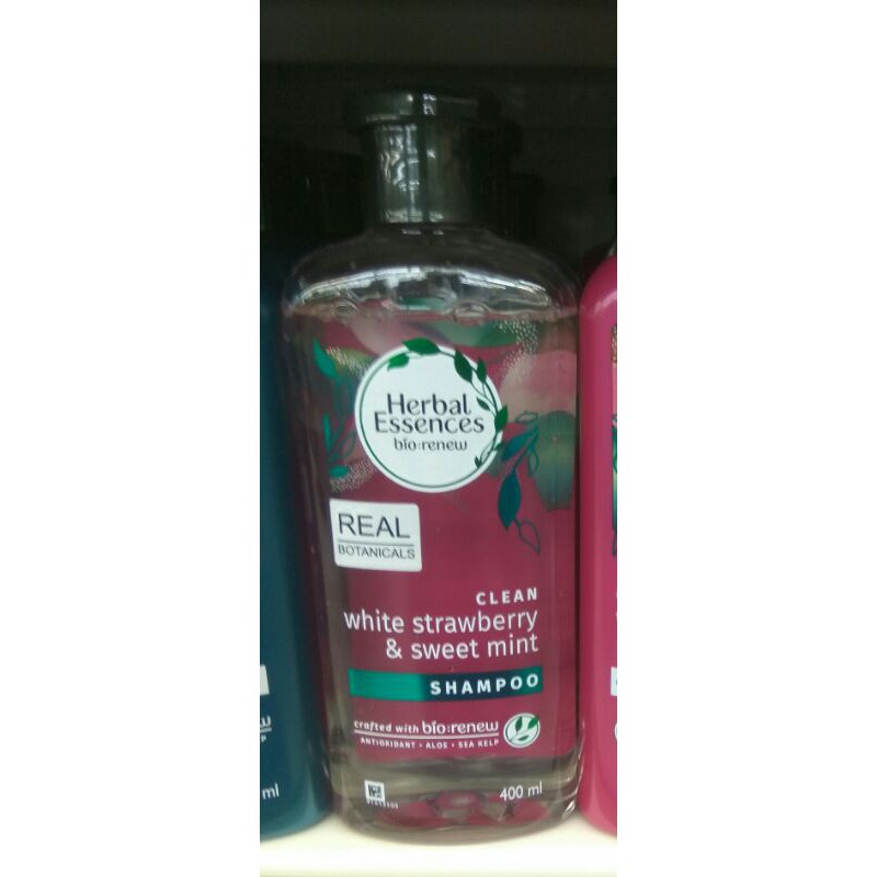 Herbal Ess Clean White Strawberry & Mint 400ml | Shopee Philippines