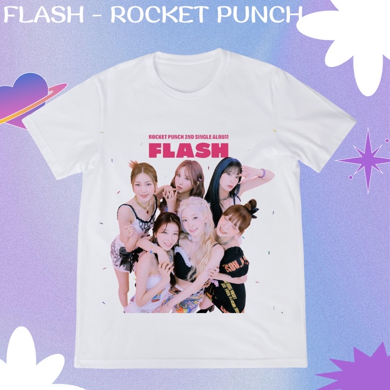 Flash by Rocket Punch Kpop merch Tshirt | Shopee Philippines