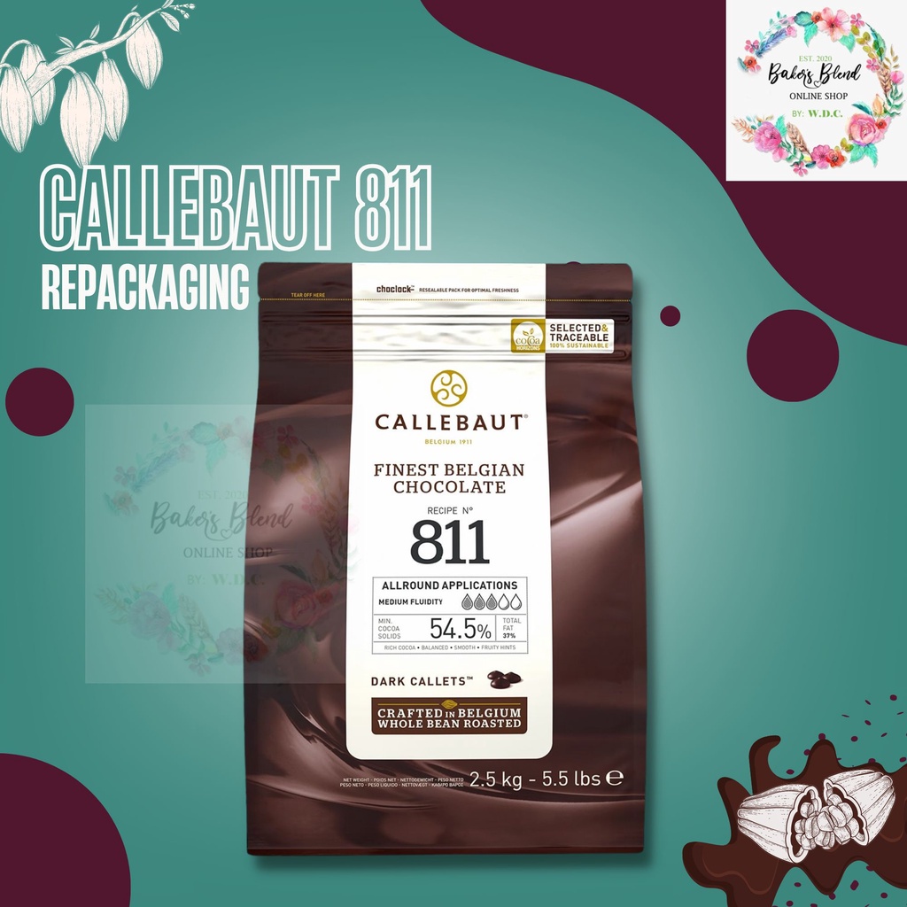 Callebaut 811 Dark Chocolate Callets (500g | 1kg) | Shopee Philippines