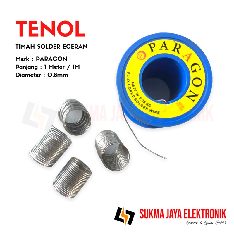 Tenol PARAGON 1 Meter Retail Soldering Tin Retail 1M | Shopee Philippines