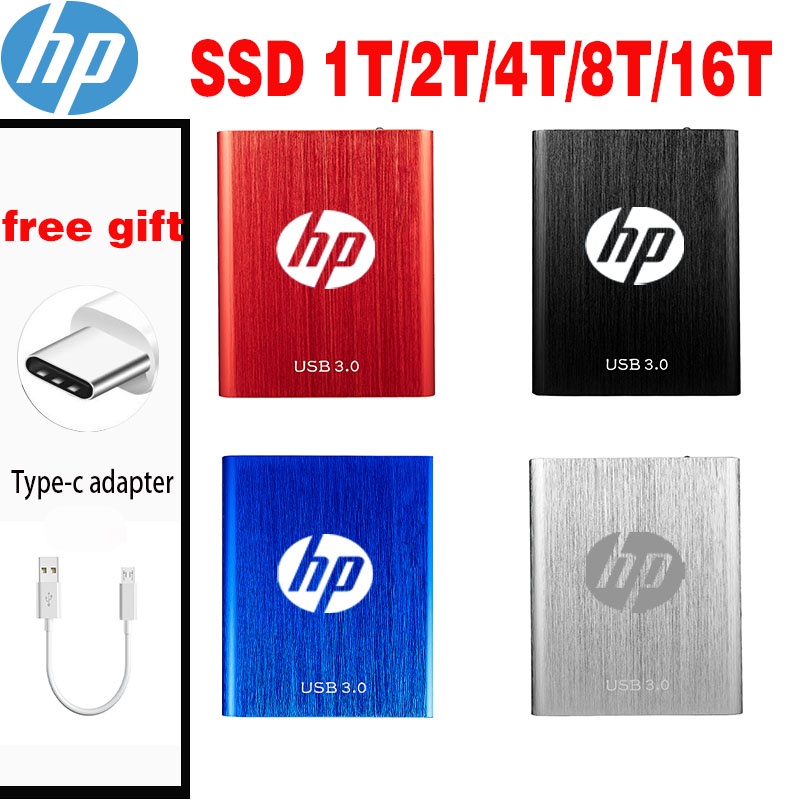 SSD HP 16TB External Hard Disk 8TB USB 3.0 Portable External Hard Disk ...
